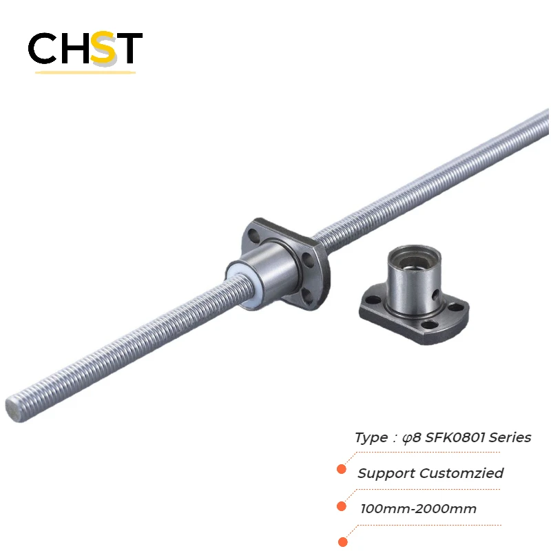 Ball Screw SFK0601 Miniature pitch diameter 6mm accuracy ballscrews ...