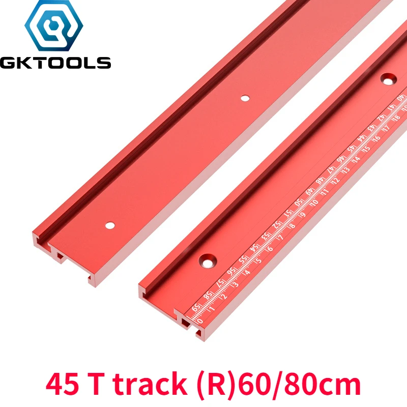 600mm/800mm Aluminium Alloy 45 T Track with Scale Slot Chute Miter ...