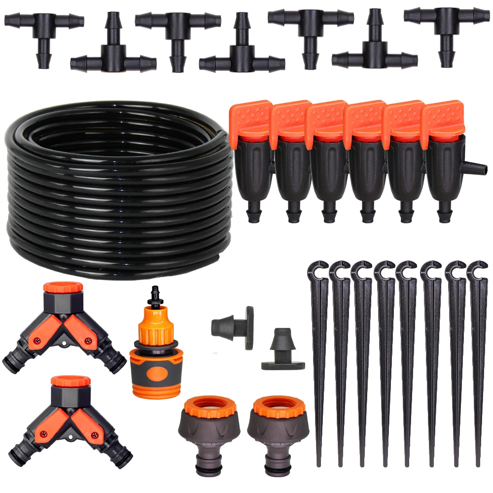 5-30M-DIY-Drip-Irrigation-System-Ajustable-Watering-Dripper-Sprinkler ...