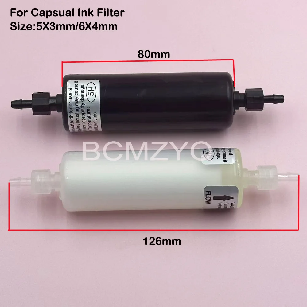 10PCS Eco Solvent Printer Capsual Ink Filter 80mm of Epson DX5 XP600 ...
