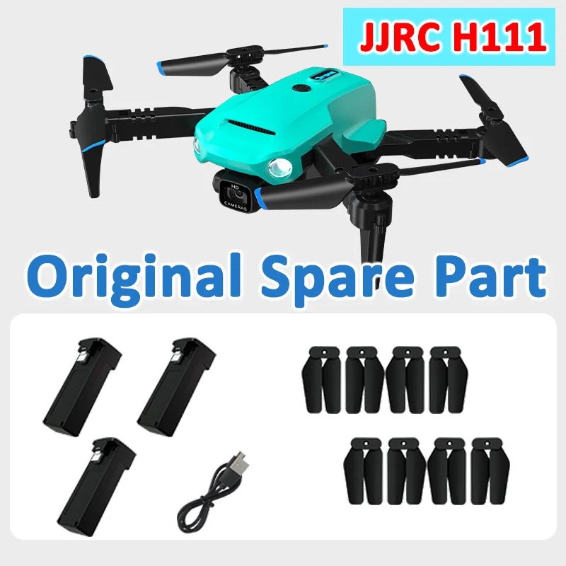JJRC H111 RC Drone Spare Part Propeller Props Maple Leaf Blade Battery ...