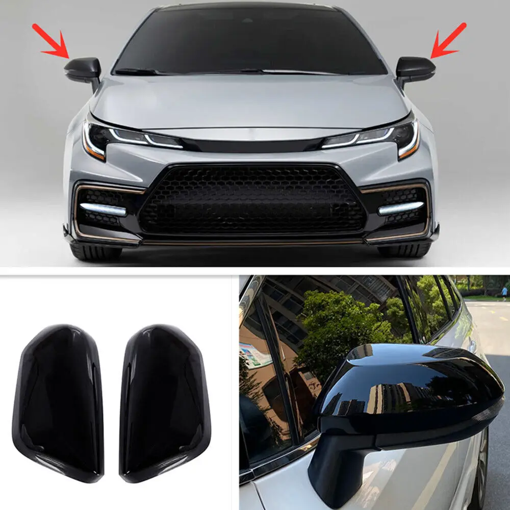 For Toyota Corolla 2019 2020 2021 2022 Car Rearview Side Mirror Cover Wing Cap Exterior Door Rear View Case Trim Carbon Fiber AliExpress 34