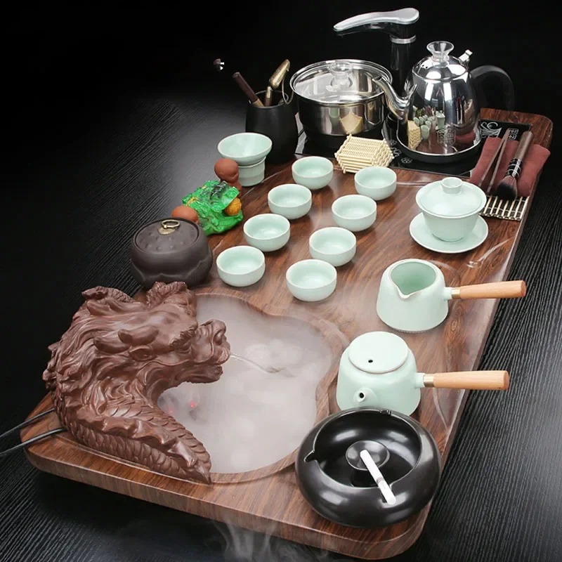 Kung-Fu-Tea-Set-Matcha-Gaiwan-Tray-Infuser-Luxury-Complete-Chinese ...