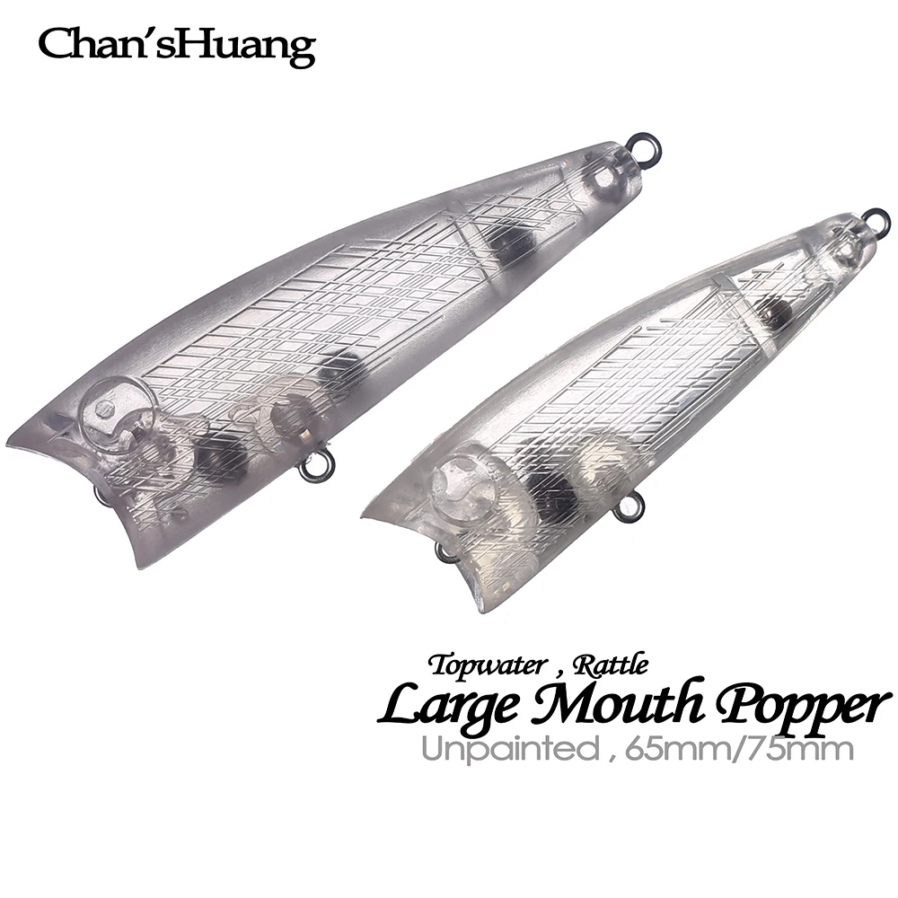 Chan-sHuang-20PCS-Unpainted-Blanks-Bait-65mm-75mm-Topwater-Rattle ...