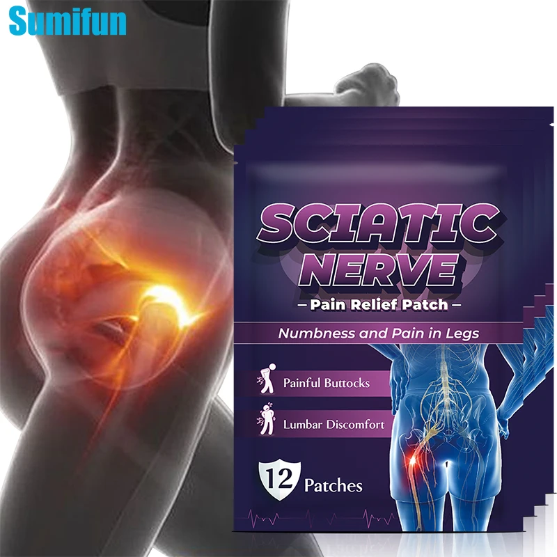 24-120Pcs-Sumifun-Sciatica-Nerve-Pain-Relief-Plaster-Medical-Rheumatoid ...