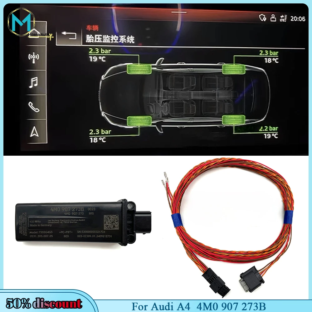 4M0907273B For Audi A4Tire Pressure Monitoring System Second-generation ...