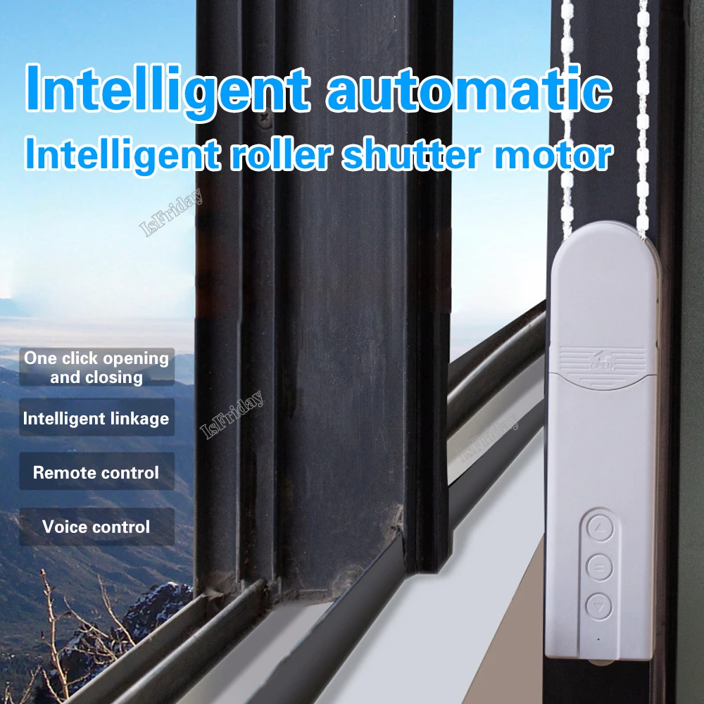 Intelligent-Electric-Pull-Bead-Curtain-Motor-Automatic-Electric-Curtain ...