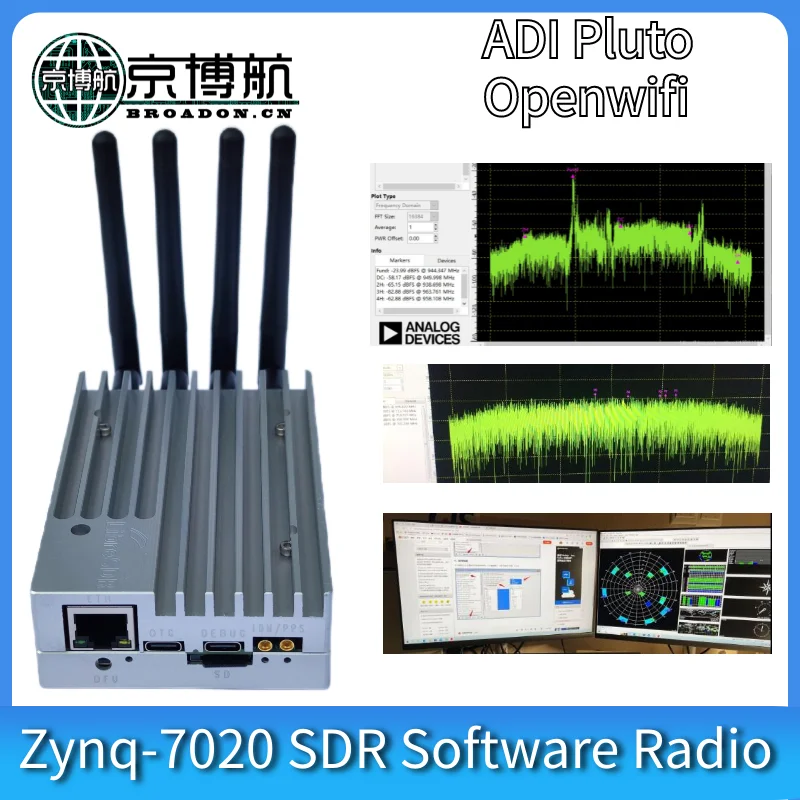 Xilinx-XC7Z020 Logiciel Radio ZYNQ 7020 SDR AD9363 AD9361 ADI PlAACommunication Openwifi ANTSDR ...