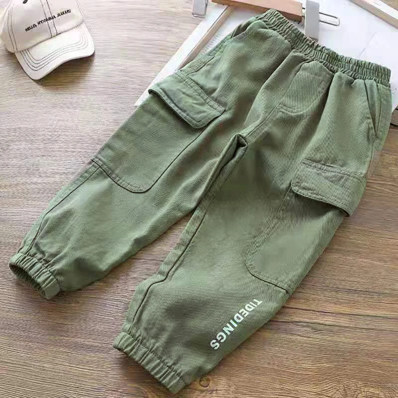 Autumn-Solid-Cargo-Pants-for-Boy-Sweatpant-1-6Y-Yong-Child-Casual ...