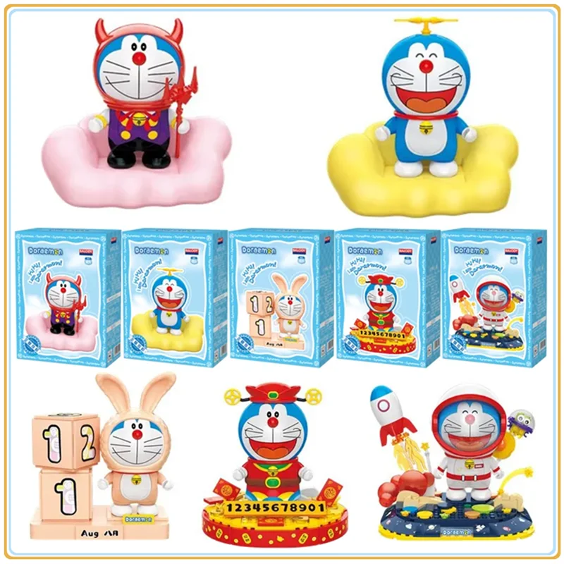 Doraemon-Building-Blocks-Night-Light-Calendar-Car-Number-Desktop ...
