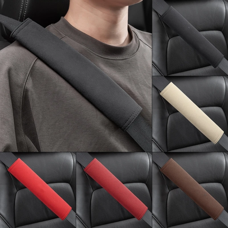 Universal-Car-Safety-Belt-Cover-Adjustable-Seat-Belt-Cover-Shoulder ...