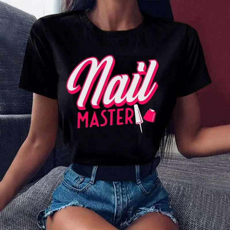 Nail Master Graphic T Shirts Technician Beauty Nail Tech Artist T Shirt ...
