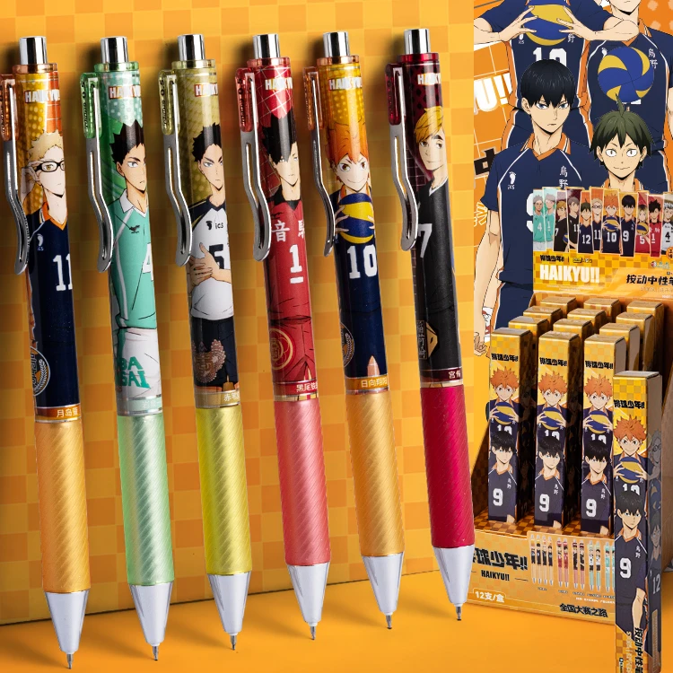 Anime-Game-Haikyuu-Cosplay-Cartoon-Blind-Box-Pen-Random-0-5mm ...