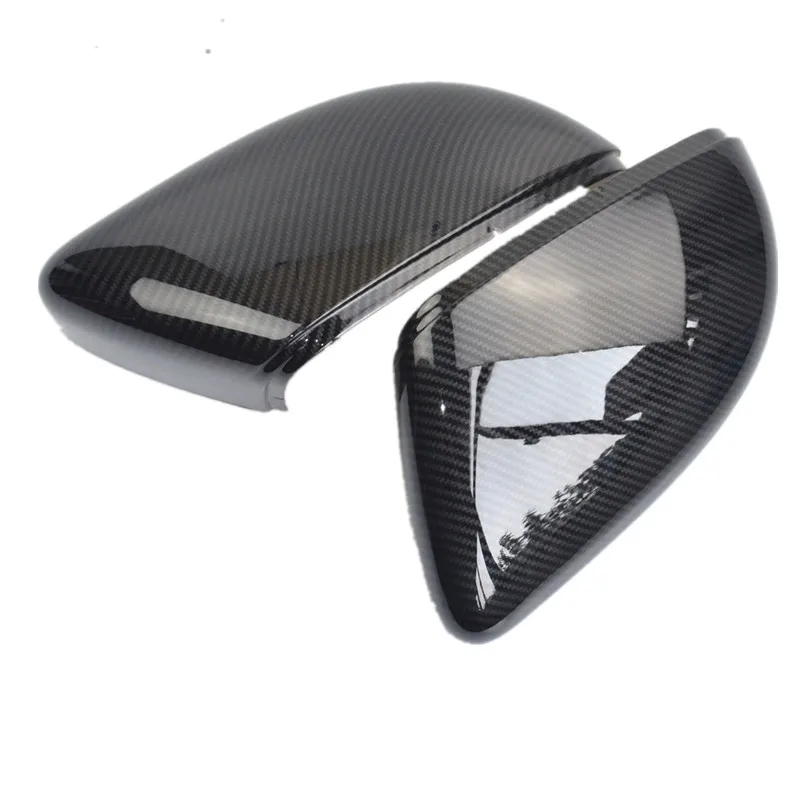 Carbon Fiber Color Exterior Rear Mirror Cover Rearview Side Wing Mirror ...
