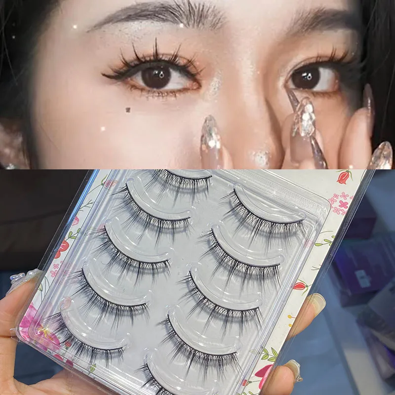 New-5-Pairs-Natural-Long-False-Eyelashes-Cos-Japanese-Eyelashes ...
