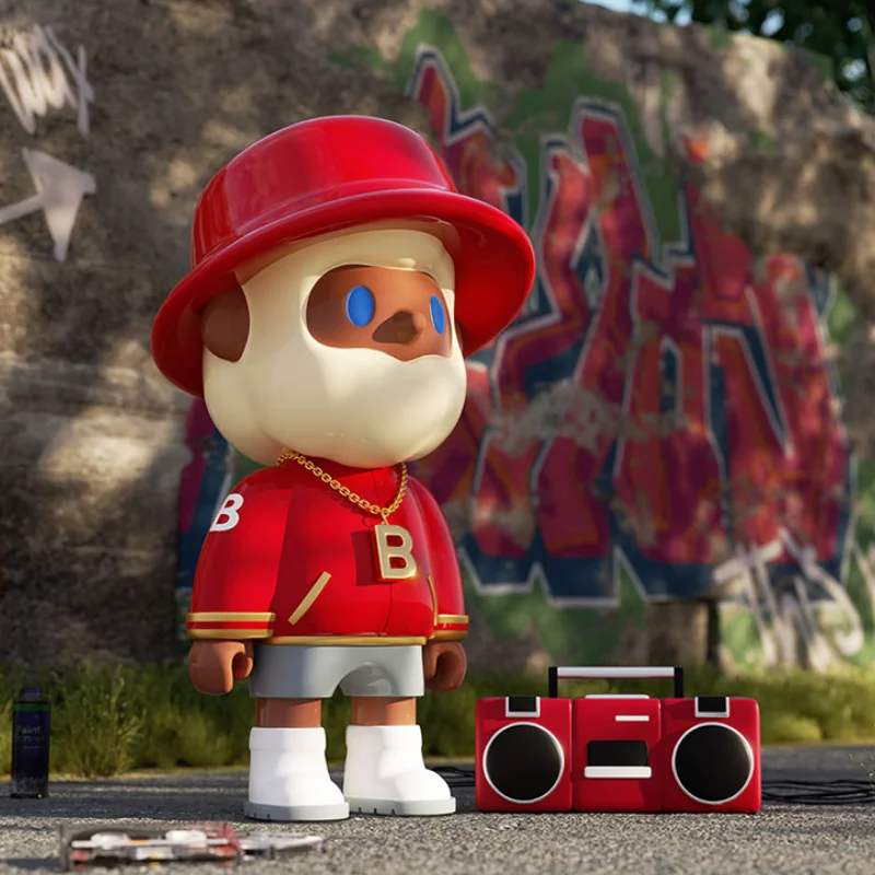 Agricultor bob retro músico caixa cega e emblema caixa sorpresa kawaii ...