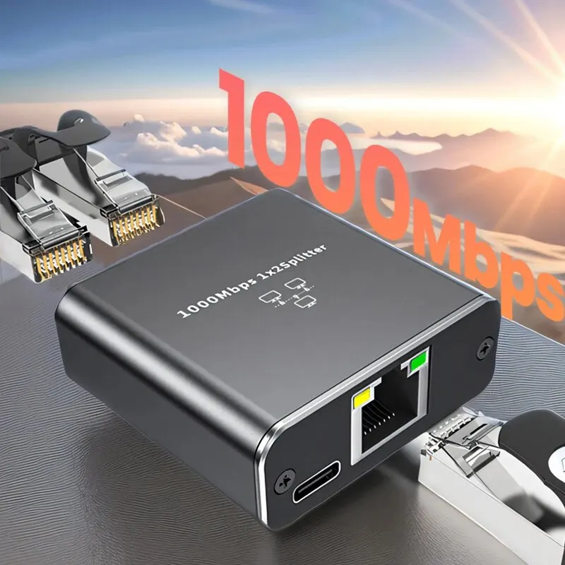 1000-MBit-s-rj45-Ethernet-Splitter-1-bis-2-Netzwerk-Splitter-mit-USB ...