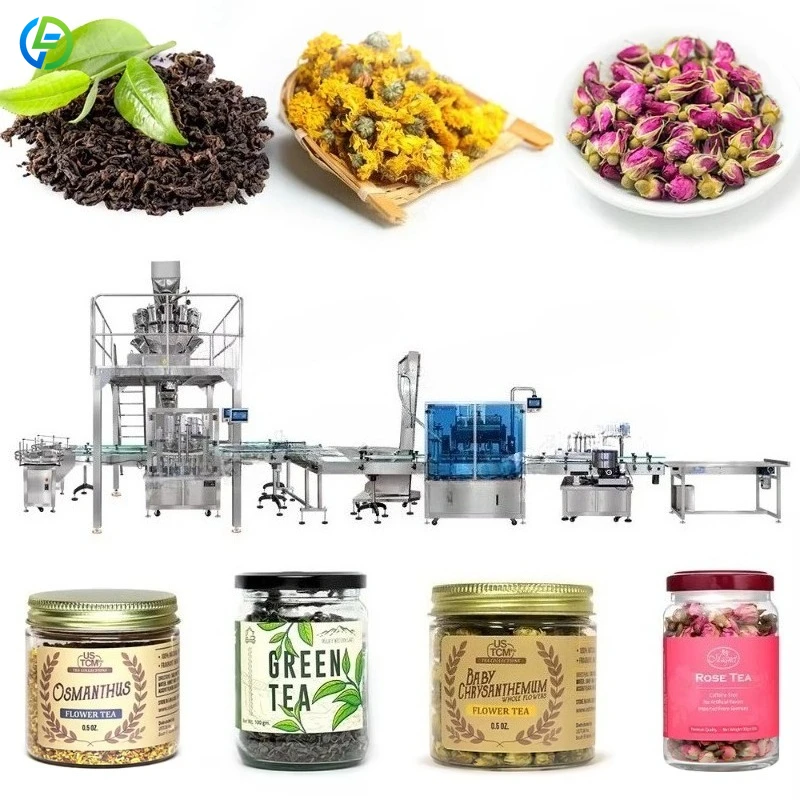 Customized Nut Red Peanuts Weighing Filling Capping Labeling Machine ...