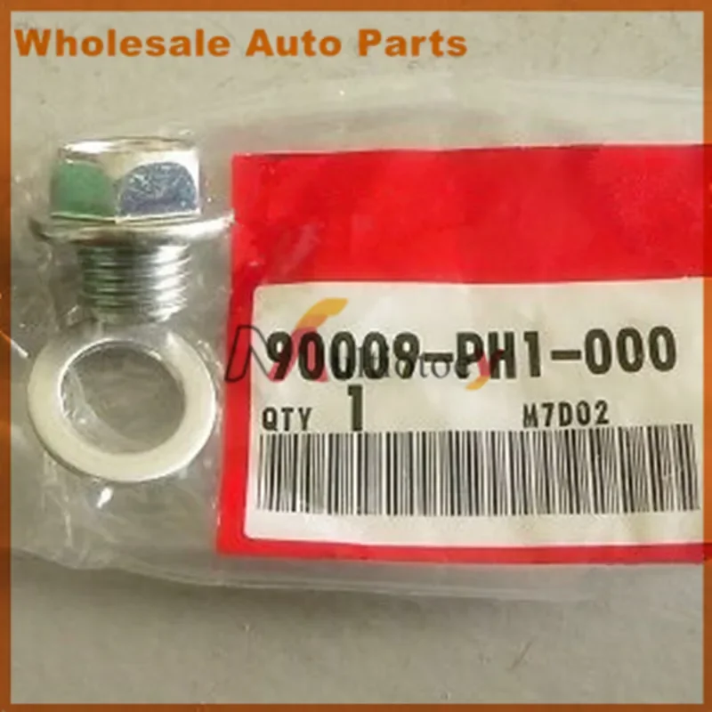 90009-PH1-000-Engine-Oil-Pan-Drain-Bolt-Plug-Screw-with-Washer-90009 ...