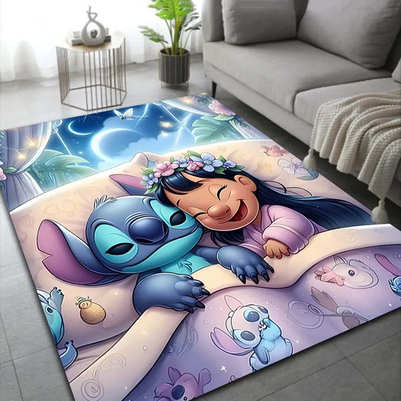 Lilo-Stitch-Angel-Rug-Carpet-for-Living-Room-Children-Girl-Baby-Bedroom ...