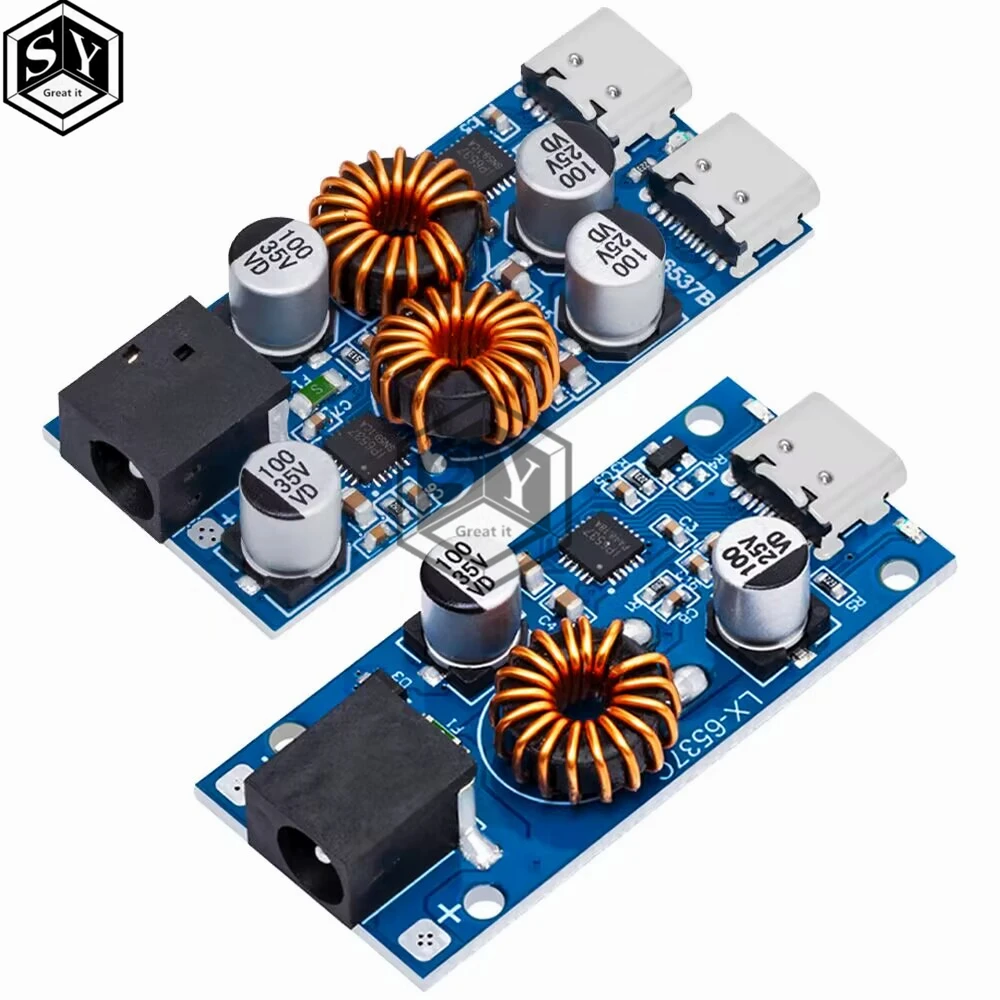 QC3-0-QC2-0-Double-USB-Type-C-Mobile-Phone-Quick-Charge-Adapter-DC7-1V ...