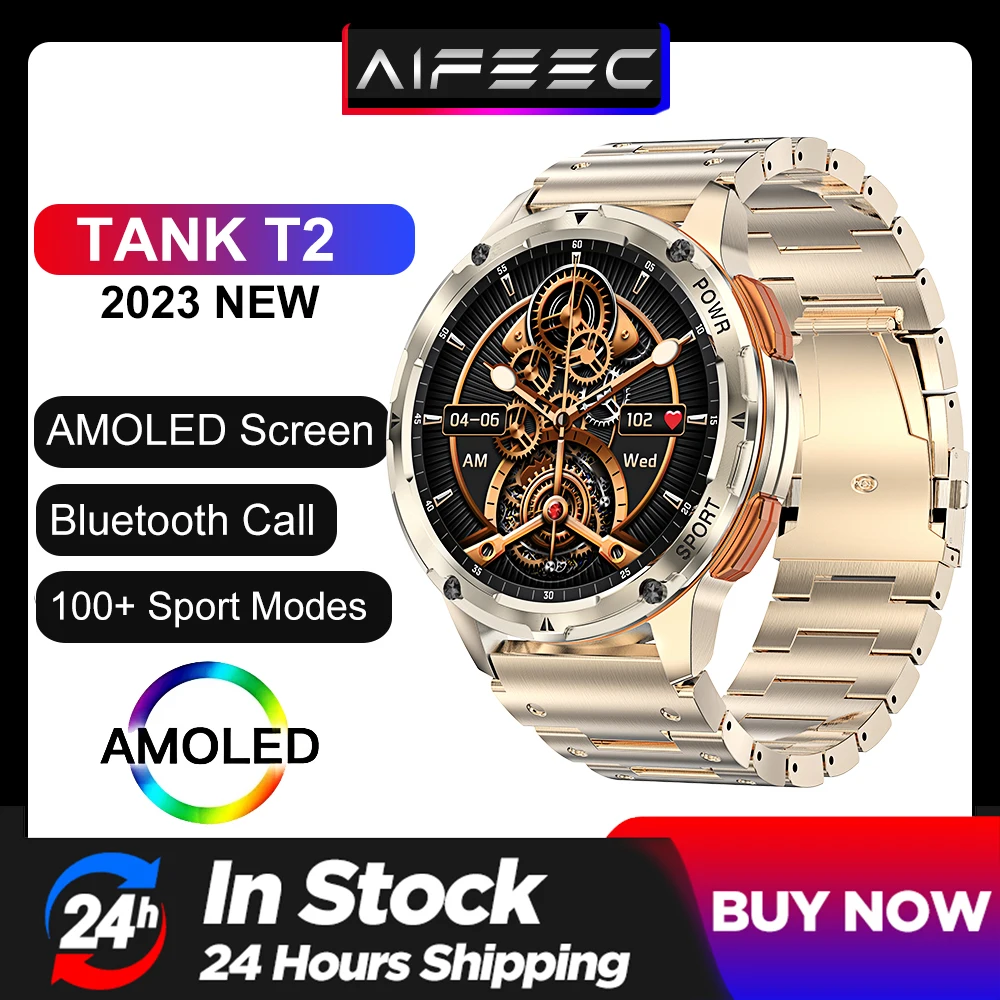 Original-Tank-T2-Smart-Watch-For-Men-Bluetooth-Call-AMOLED-Smartwatch ...