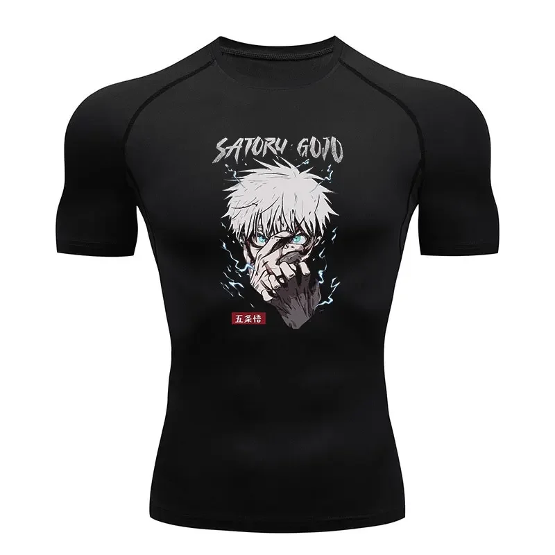 Men-s-Anime-Compression-T-Shirt-Gym-Running-Fitness-Tight-Sportswear ...