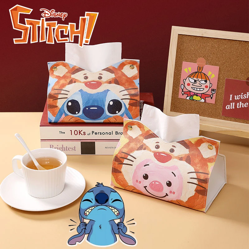 Disney-Stitch-Tissue-Box-PU-Leather-Napkin-Holder-Desktop-Bedroom ...