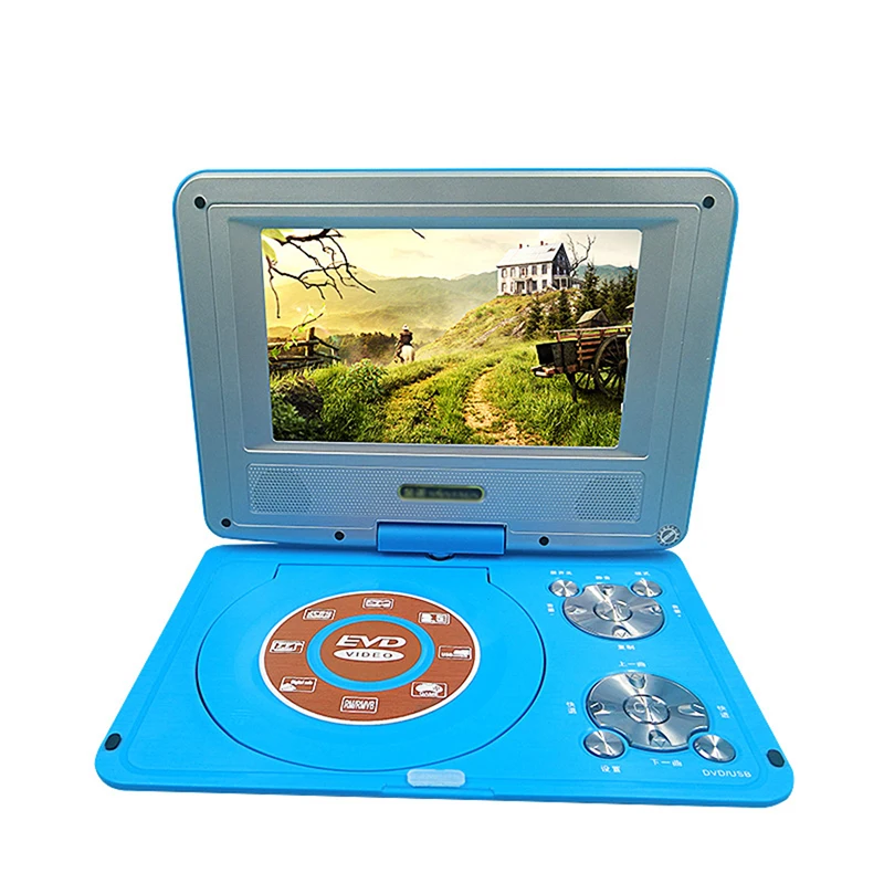9-Portable-DVD-Player-with-Rechargeable-Battery-7-Swivel-Display-Screen ...