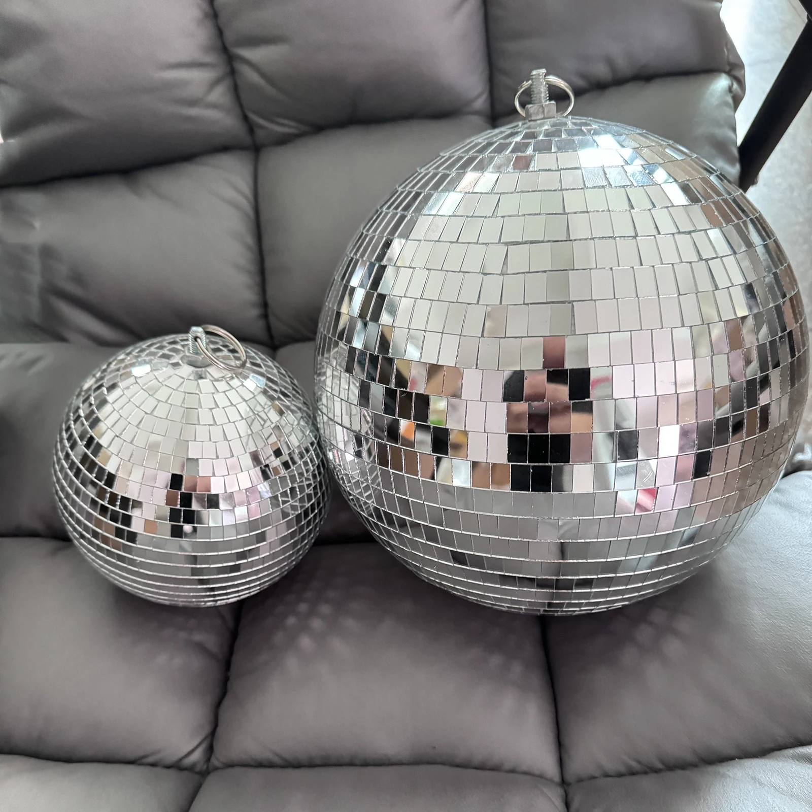 Mirror-Disco-Ball-Decor-Hanging-Disco-Home-Decor-Rotating-Glass-Ball ...