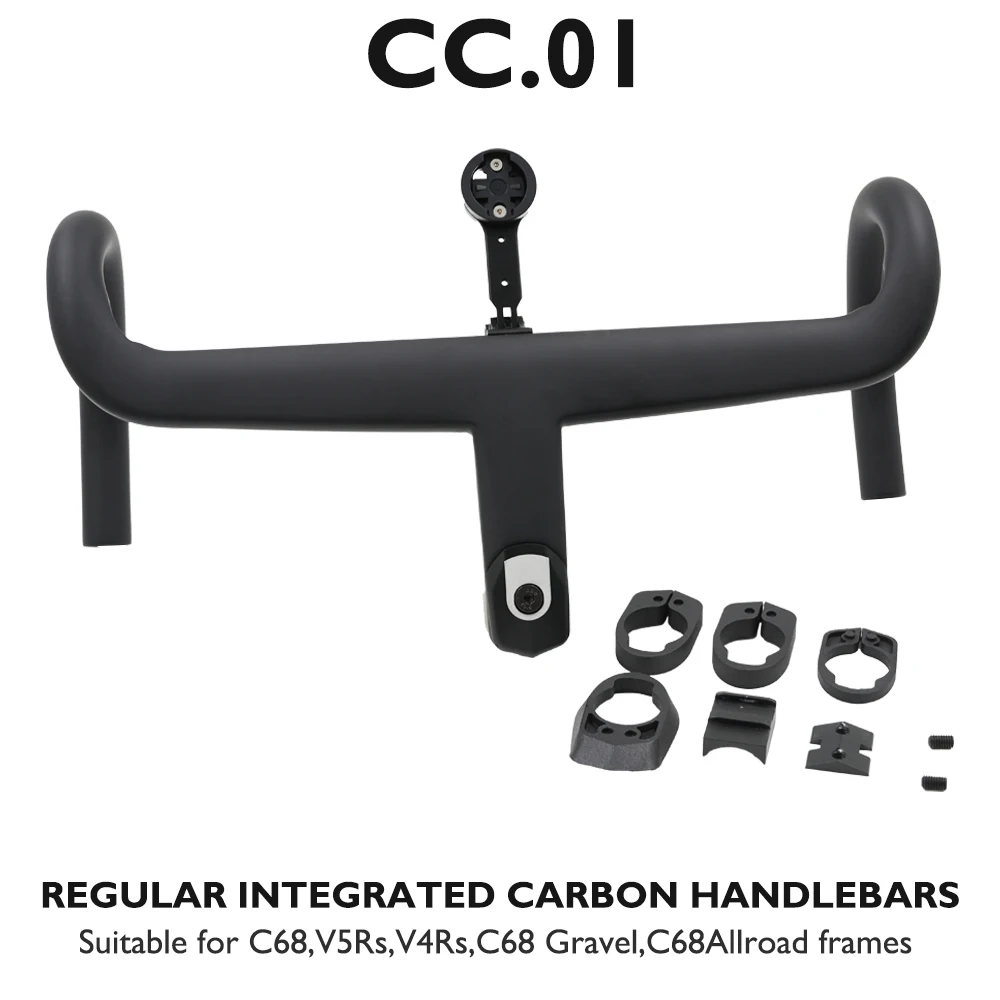 CC.01 carbon fiber integrated road handlebar for C68/V5Rs/V4Rs/C68 ...