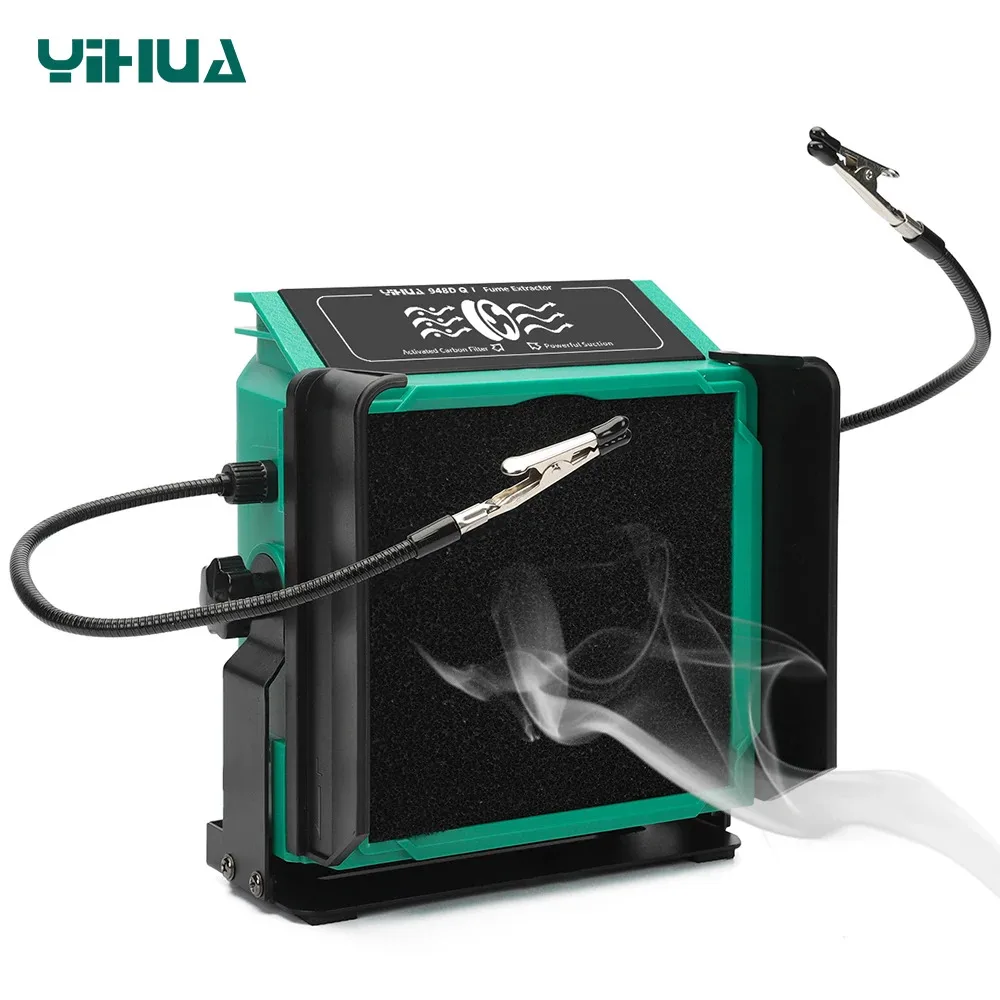 YIHUA-948DQ-I-200W-Soldering-Fume-Extractor-Filter-Smoke-110W-Soldering ...