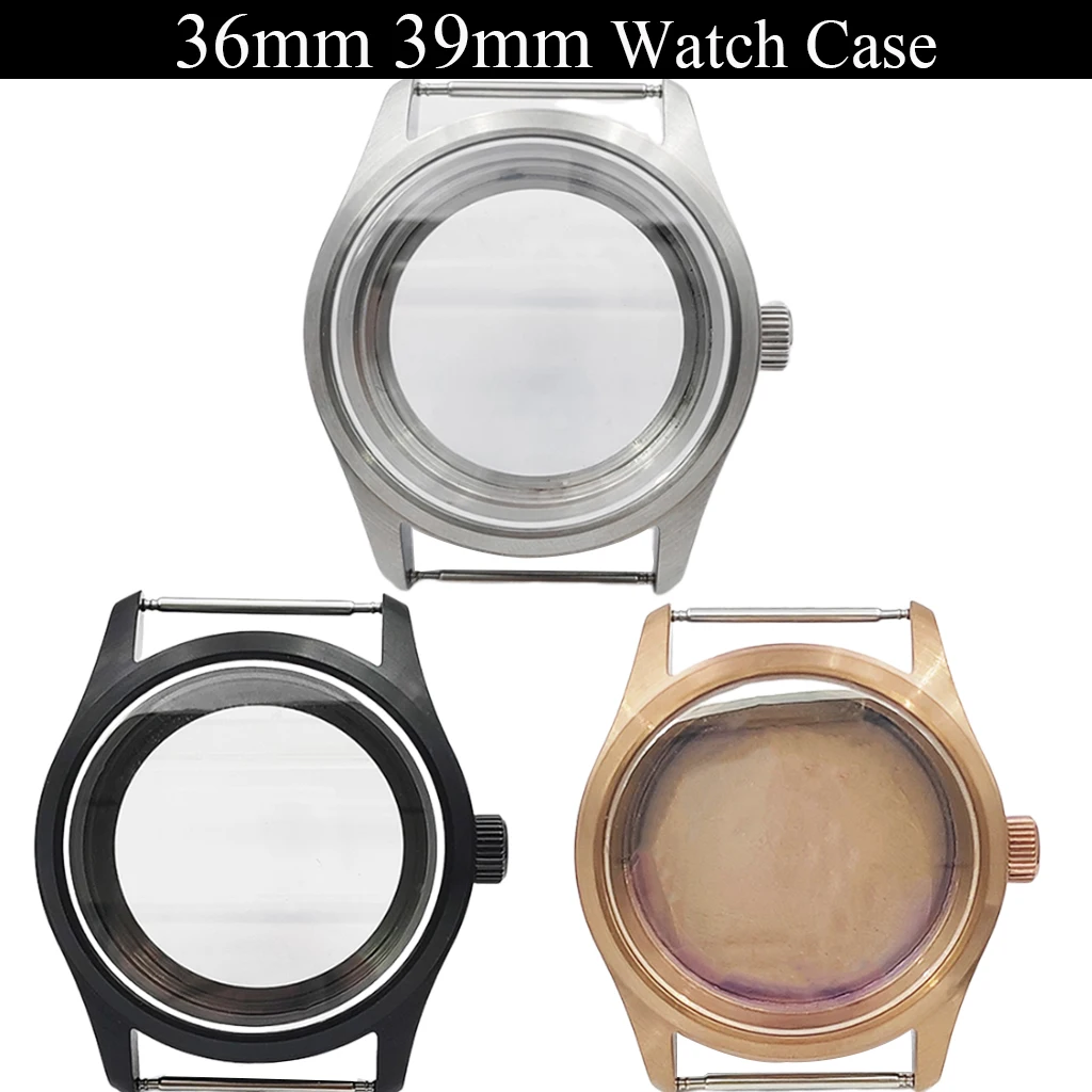 Caja-de-reloj-de-cristal-de-zafiro-de-acero-inoxidable-para-NH35-NH36 ...