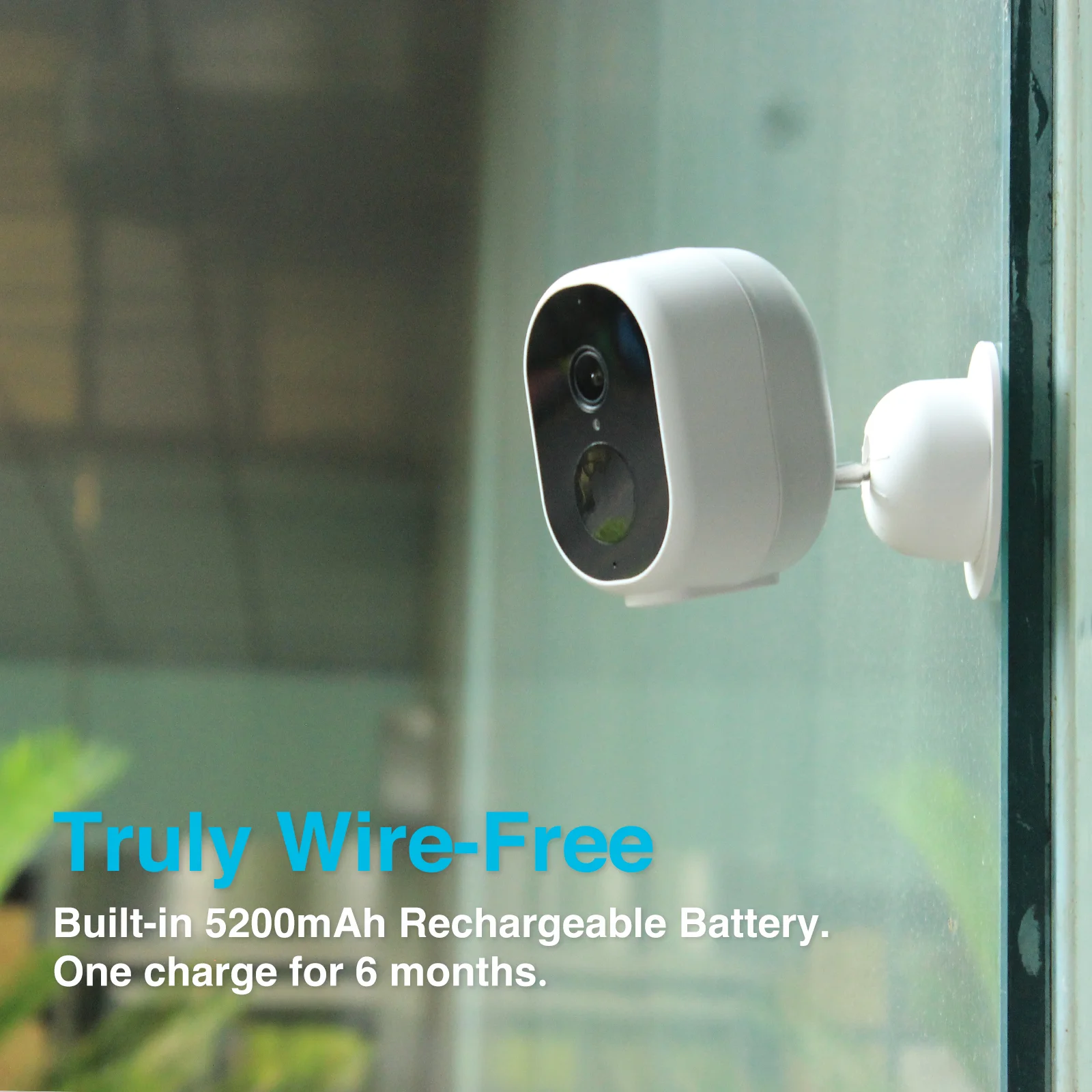 Rechargeable Wifi Video Surveillance Cameras - 5200mah Ip66 Outdoor ...