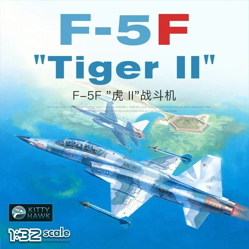 Kitty Hawk Assembled Aircraft Model Kit KH32019 American F-5F Tiger II ...