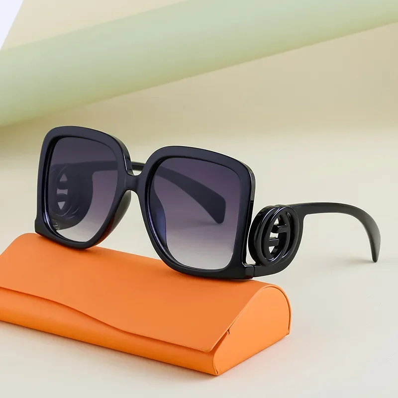 Unique-Style-Oversized-Fashion-Lady-Sunglasses-Plastic-Frame-Sun ...