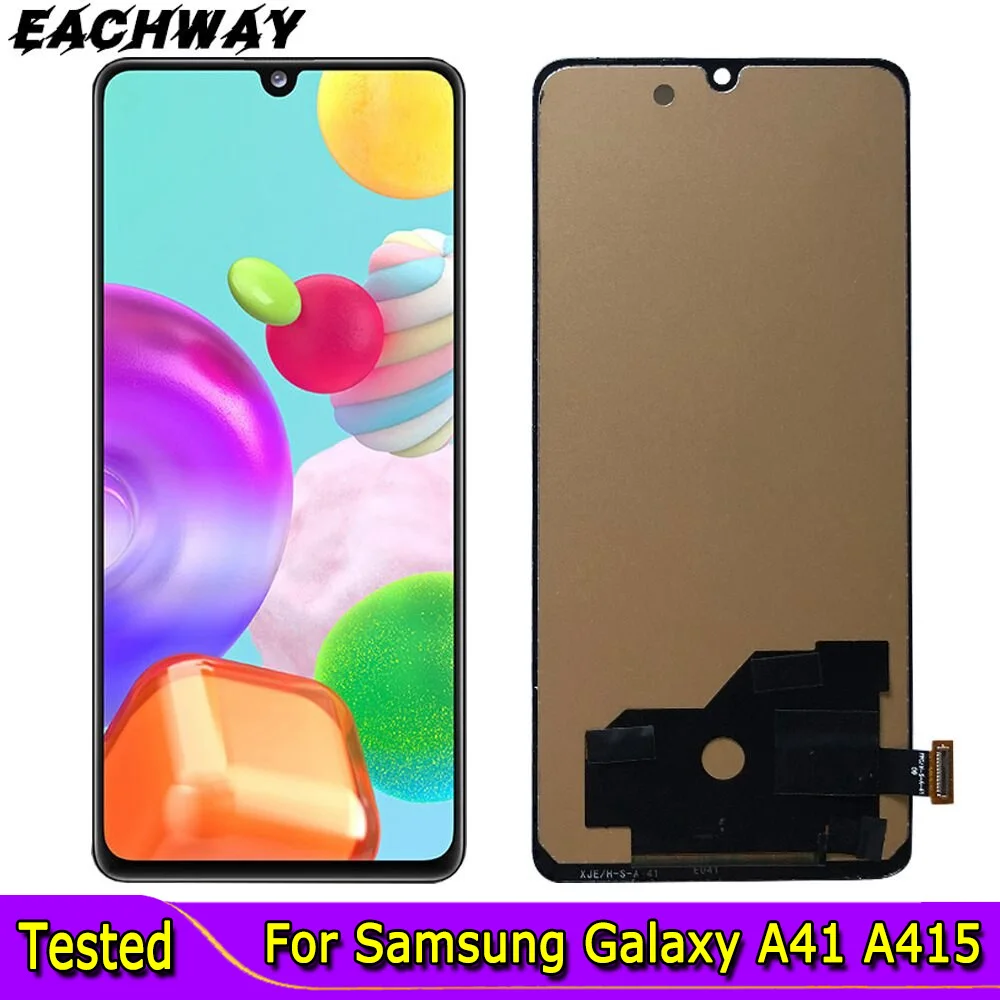 For Samsung Galaxy A41 A415 LCD Display Touch Screen Digitizer Assembly ...