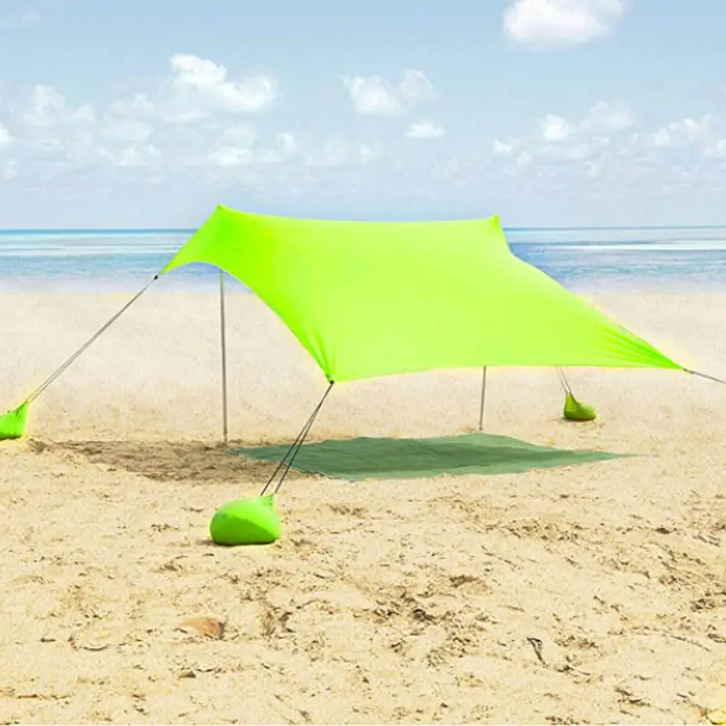 Parasol-de-playa-familiar-carpa-ligera-con-anclas-de-bolsa-de-arena-4 ...