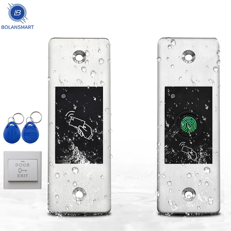 free shipping Embedded Waterproof Metal Fingerprint Access Controller ...