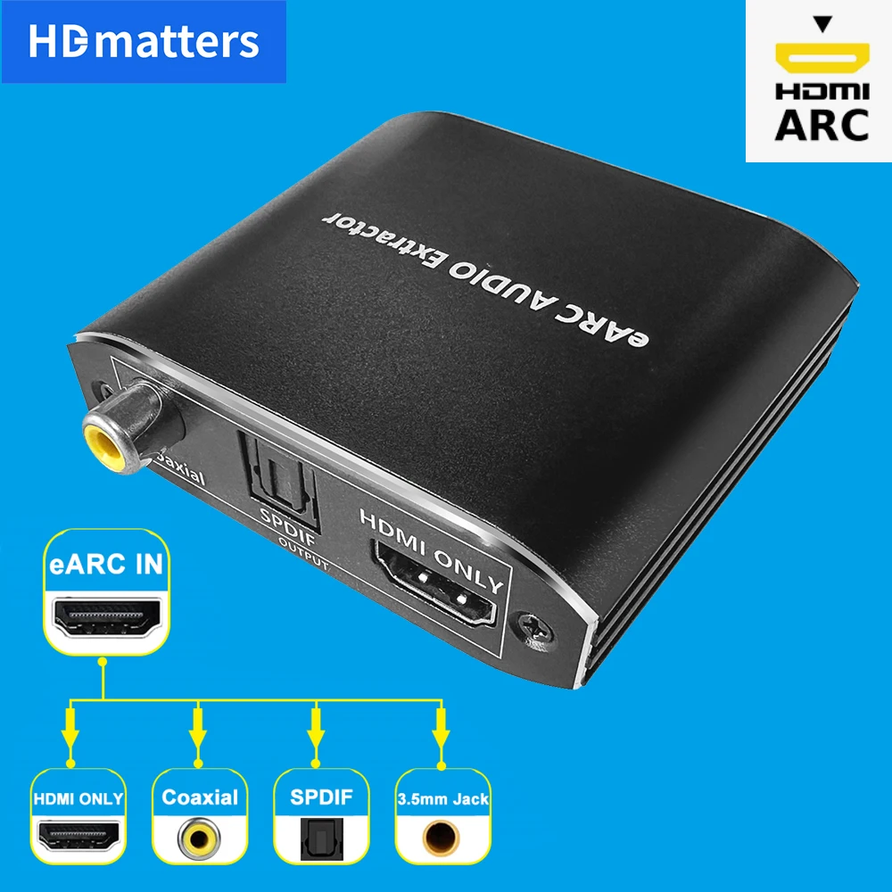 HDMI-Earc-converter-4K-60Hz-HDMI-Earc-audio-extractor-Dolby-Atmos ...