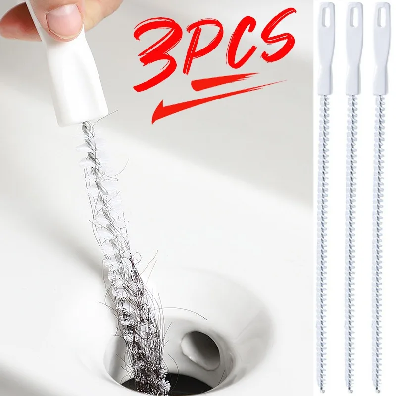 Pipe-Dredging-Brush-Bathroom-Hair-Sewer-Sink-Cleaning-Brushes-Drain ...