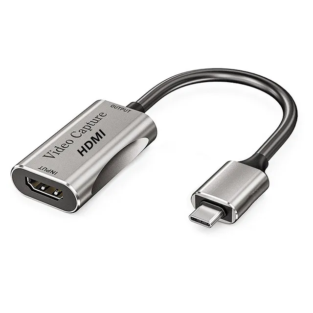 HDMI 어댑터 비디오 캡처 카드 DSLR 비디오 카메라 전송 휴대폰 화면 모니터 세트, 브이로그 유튜버 영화 제작자용, 4K