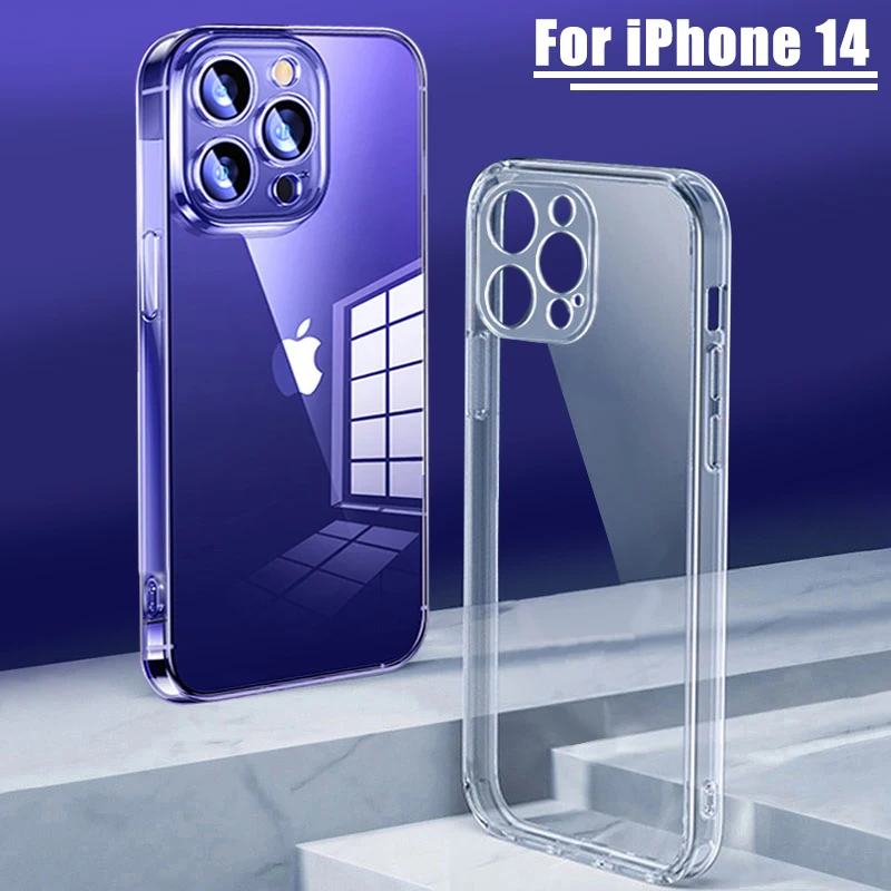 Clear Phone Case For Iphone 11 12 13 Pro Max Case Silicone Soft Cover ...