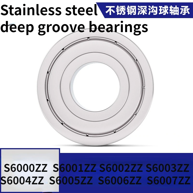 Stainless steel 304/440 bearing S6000 6001 6002 6003 6004 6005 6006 ...