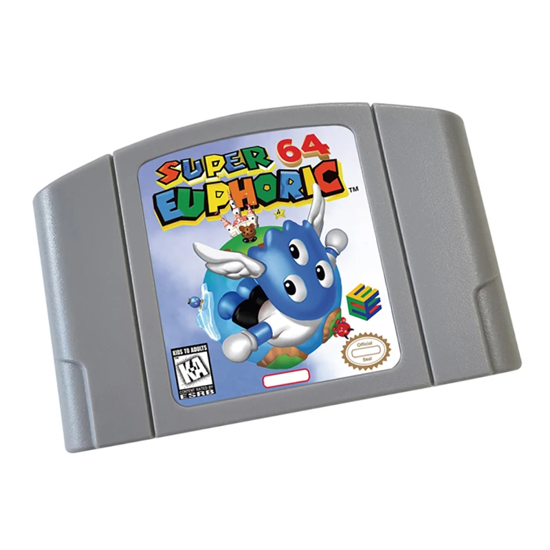 N64 games Cartridge-SUPER64 EUPHORIC NTSC Version Retro Games ...