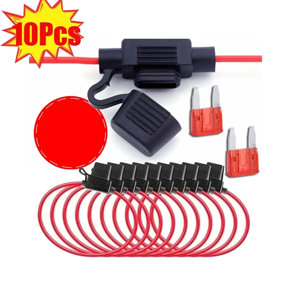 Mini-Car-Fuse-Blade-Adapter-Holder-Plug-in-Fuse-Socket-Splash-proof ...