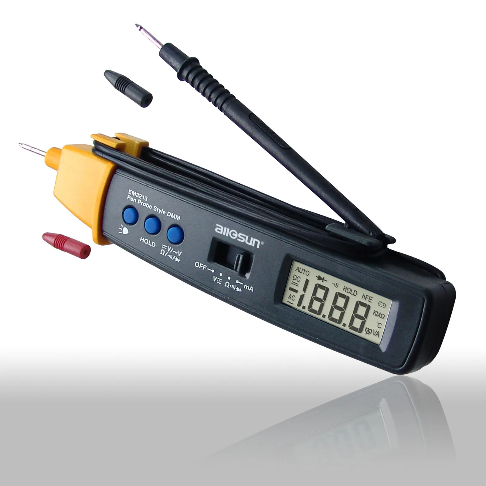 AutoRange-Pen-Style-Digital-Multimeter-DMM-AC-DC-Volt-Amp-Ohm ...