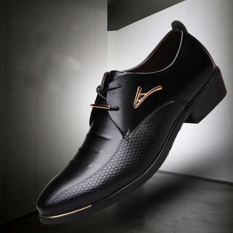 Luxury-Brand-Leather-Mens-Formal-Shoes-Dress-Shoes-Fashion-Oxford ...