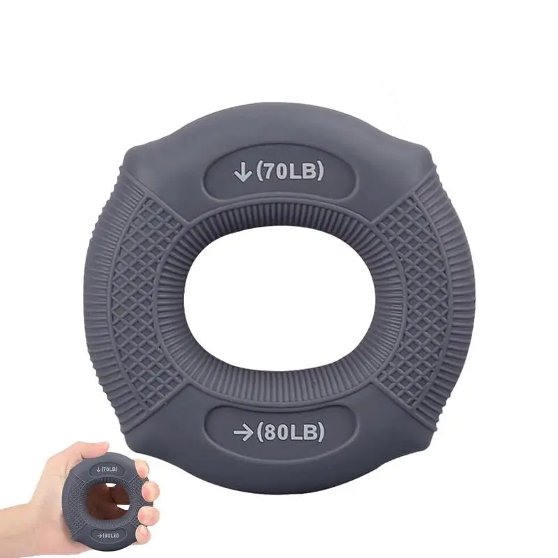 Hand-Grip-Strengthener-Finger-Ring-Grip-Hand-Trainer-Exerciser-Reusable ...