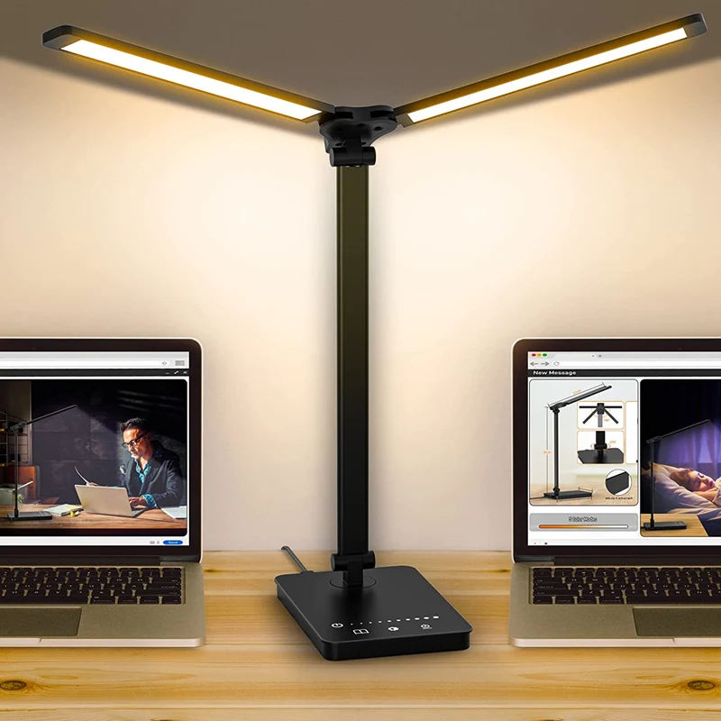 Double-Head-LED-Desk-Lamp-Dual-Swing-arm-Table-Lamp-for-Home-Office-5 ...